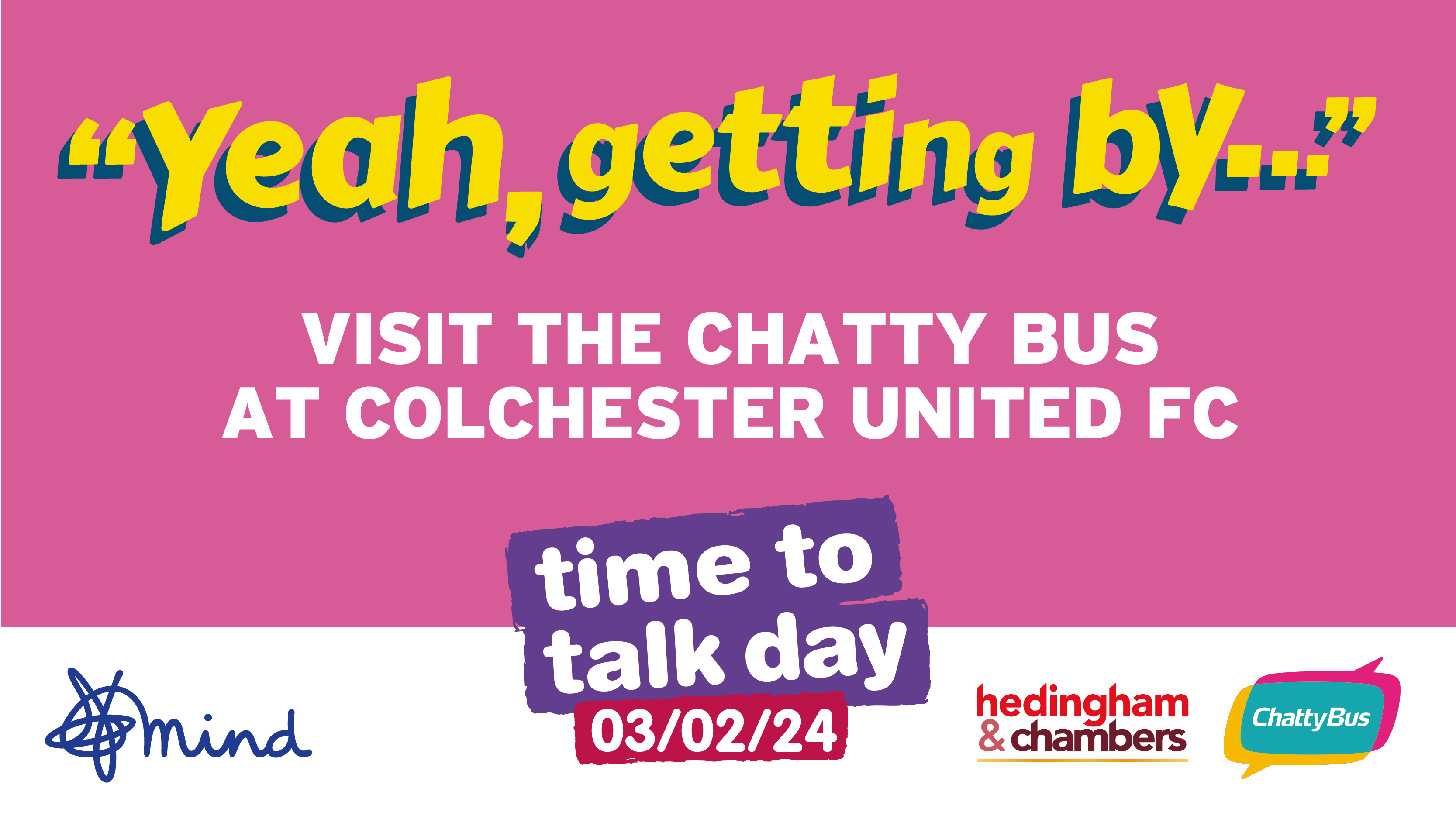 Chatty Bus joins Mid and North Essex MIND to help tackle loneliness ...